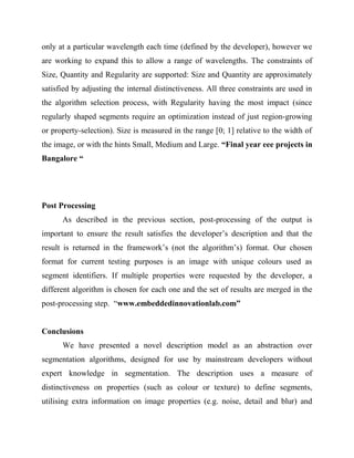 Final year embedded projects in bangalore | PDF