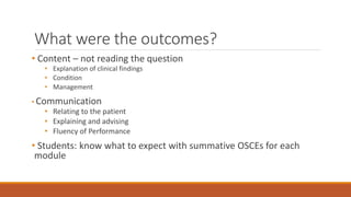 Final year mega OSCE | PPTX