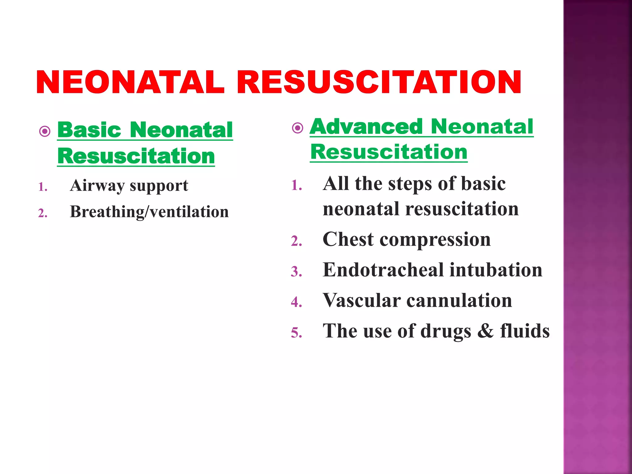 neonatal resuscitation | PPTX