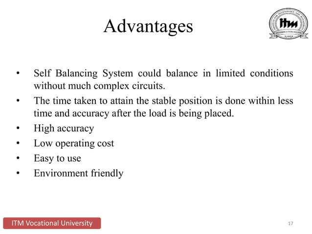 Self Balancing Robot | PPTX