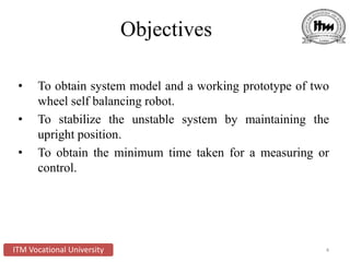 Self Balancing Robot | PPTX