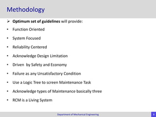 Reliability Centered Maintenance Implementation and Case Study | PPT