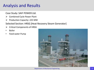 Reliability Centered Maintenance Implementation and Case Study | PPT