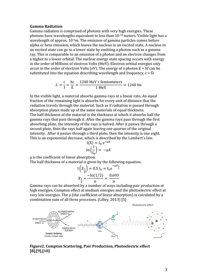 Final year project: To Design and Test a low cost Gamma Ray detector | PDF
