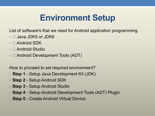 Android Multimedia Player Project Presentation | PPTX