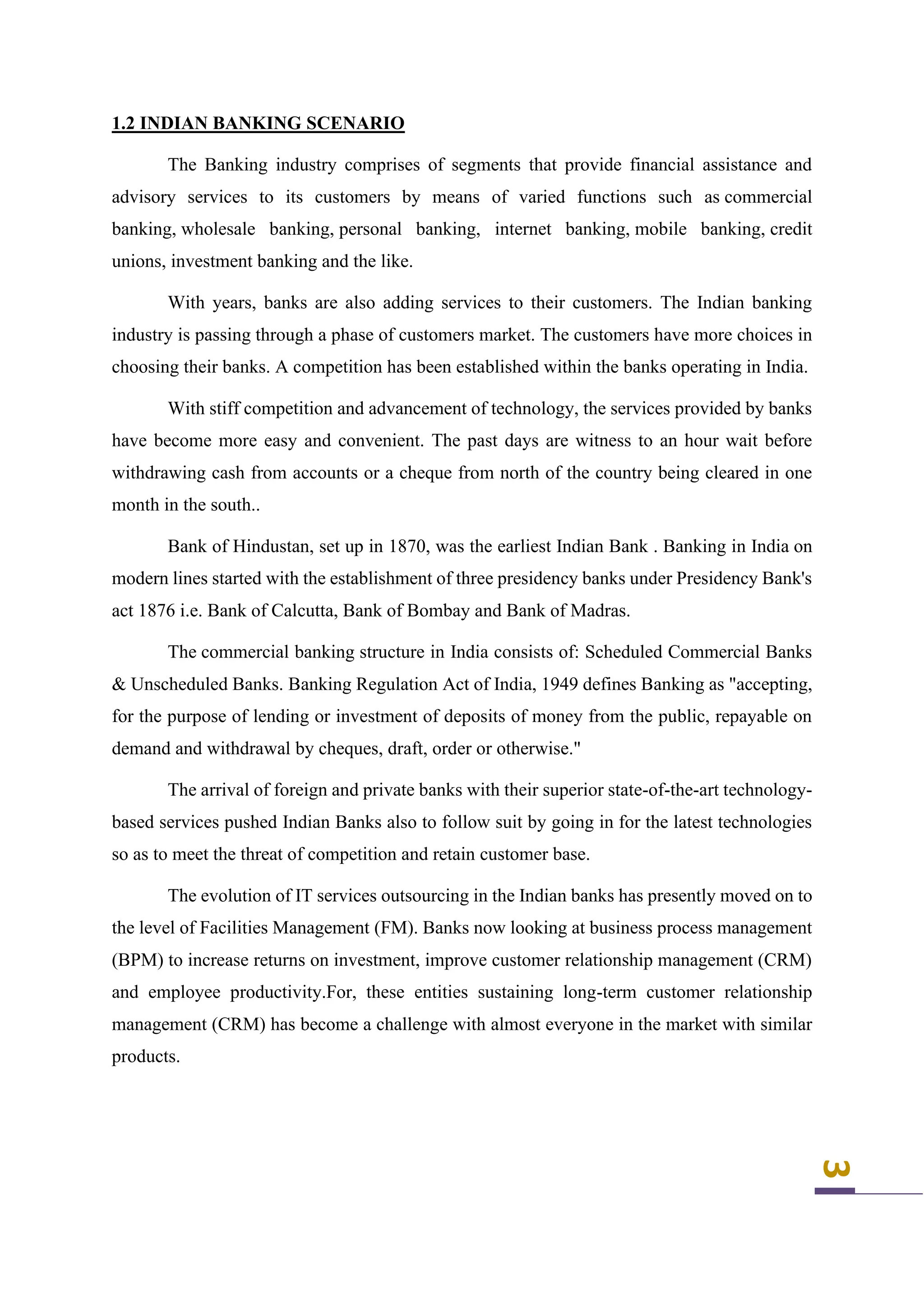 Final year project-Customer Awareness Towards SBI E Banking Services | PDF