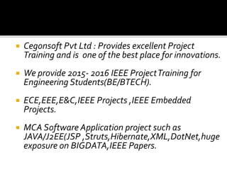 Final year project 2016 | PPT