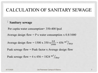 Design of sewerage system part 2 | PPT