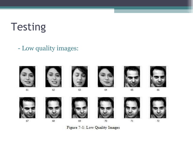 face recognition system using LBP | PPT
