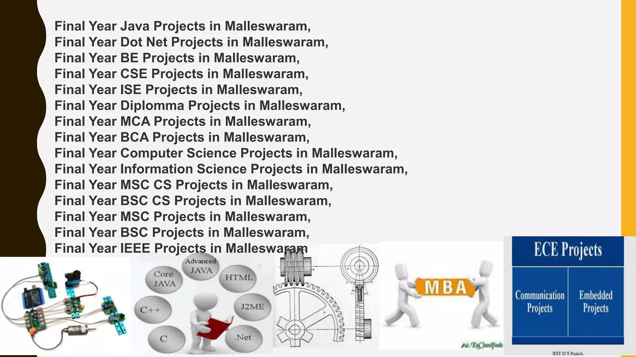Final year projects | PPTX
