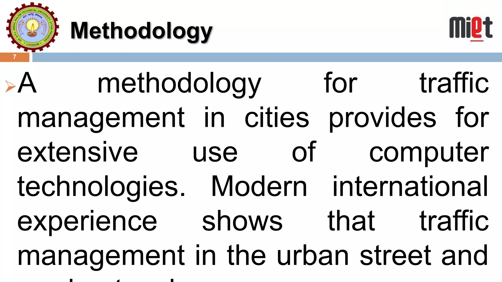 SMART TRAFFIC MANAGEMENT USING CLOUD | PPTX