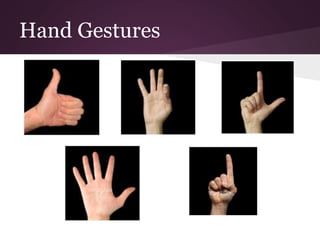 Framework for hand gesture controlled video game | PPTX | Computing ...