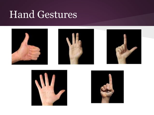 Framework for hand gesture controlled video game | PPTX