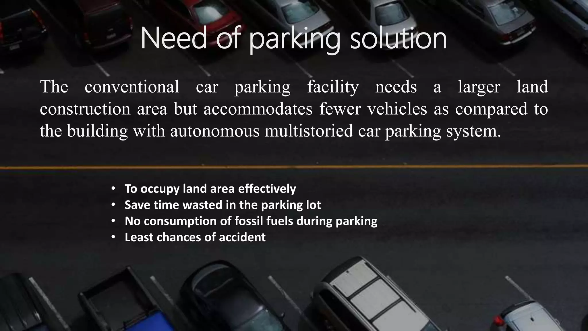 PLC Based multilevel automatic car parking | PPTX
