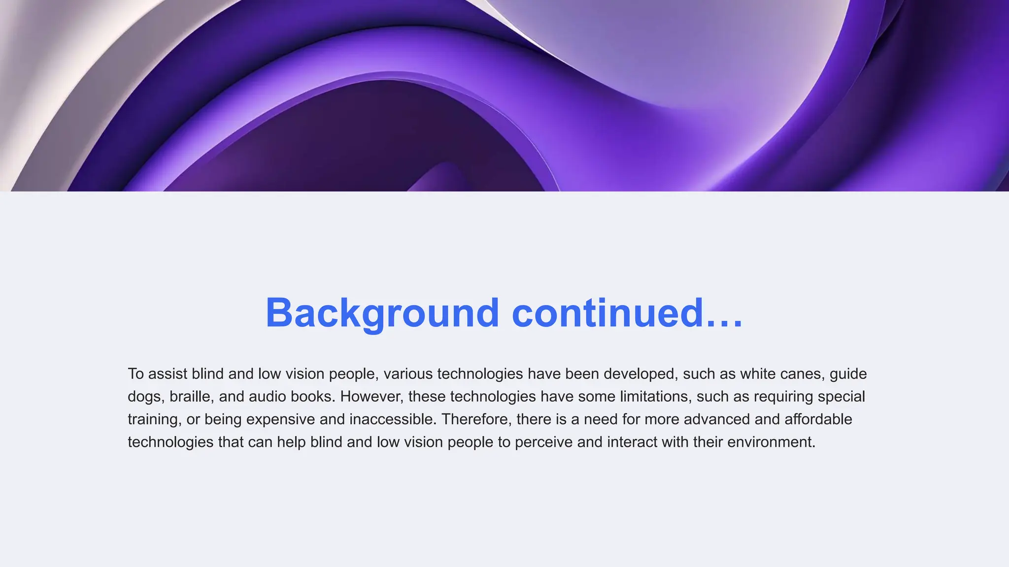 Final Year Project Presentation for blind smart glasses.pptx