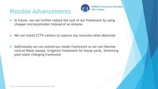 Final year project presentation IOT Based home security system | PPTX