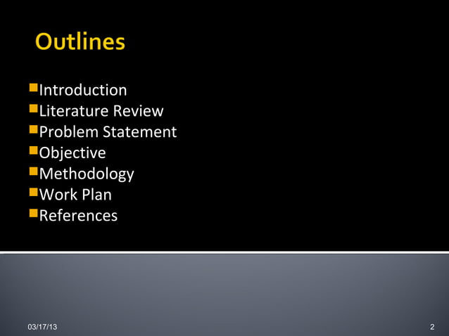 Final year project proposal | PPT | Geography | Science