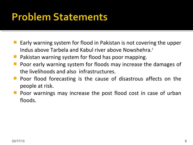 Final year project proposal | PPT | Geography | Science