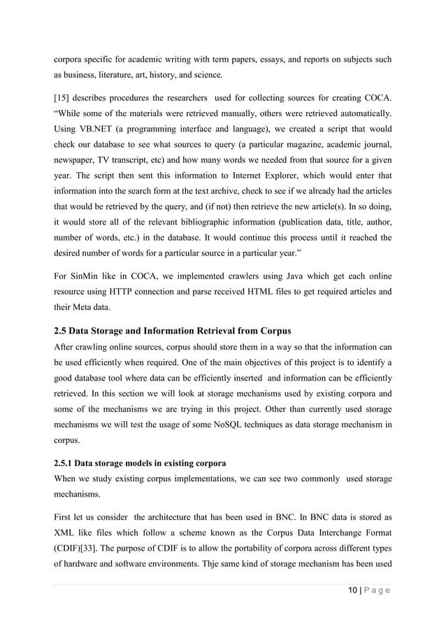 SinMin - Sinhala Corpus Project - Thesis | PDF | Databases | Computer ...