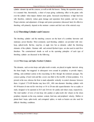 design and fabrication of soya seed fabrication machine | DOCX