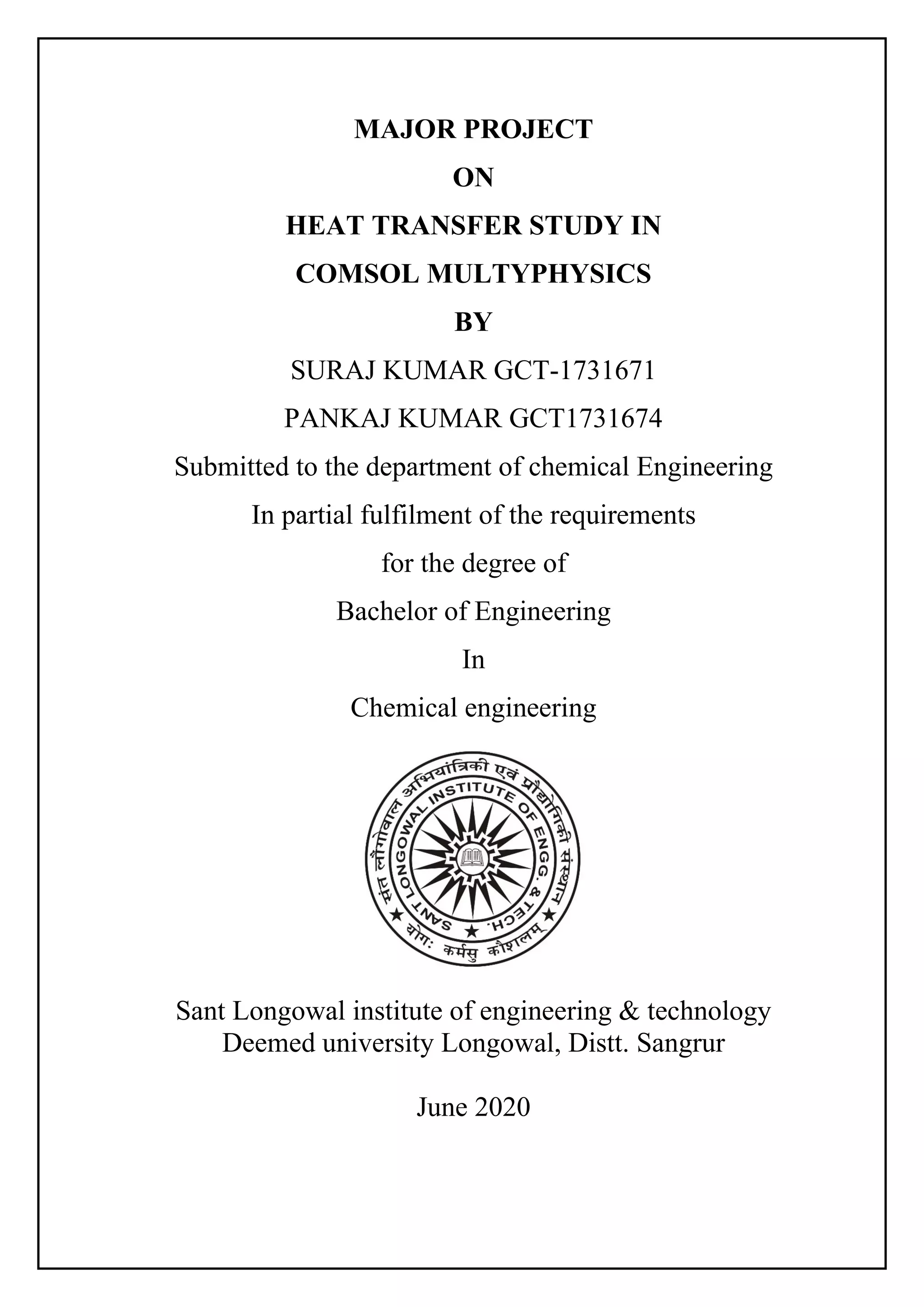 Final year project report | PDF