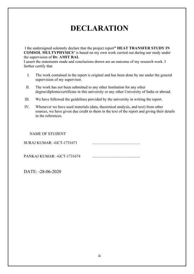 Final year project report | PDF