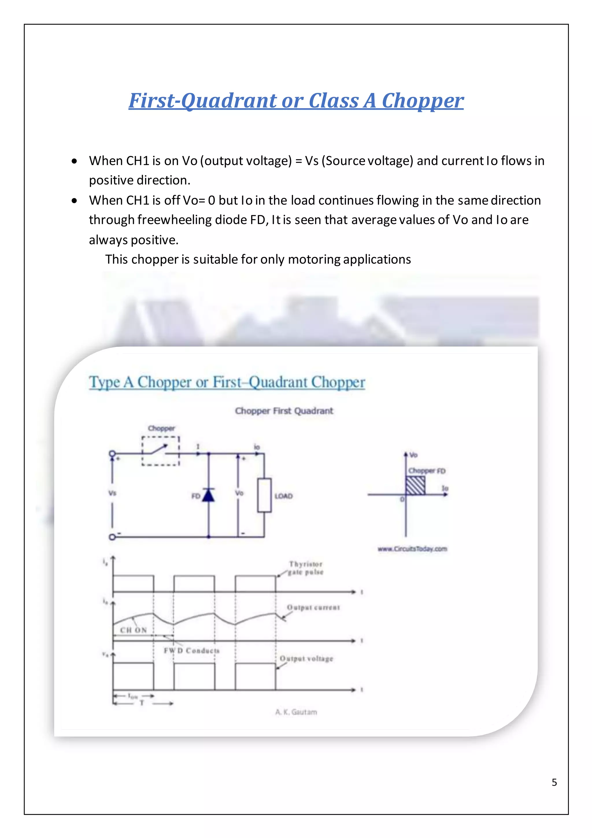 Two Quadrant chopper | DOCX