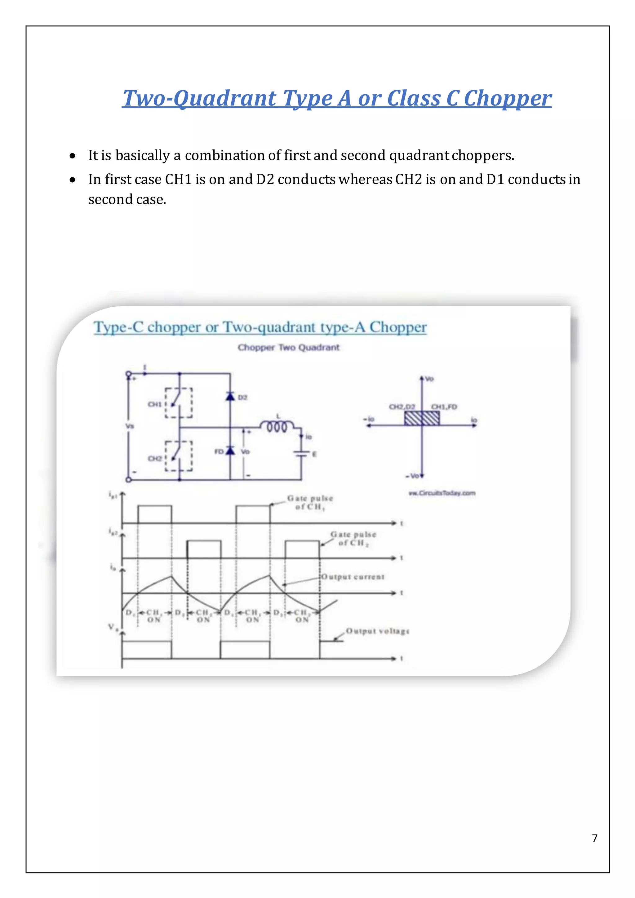 Two Quadrant chopper | PDF