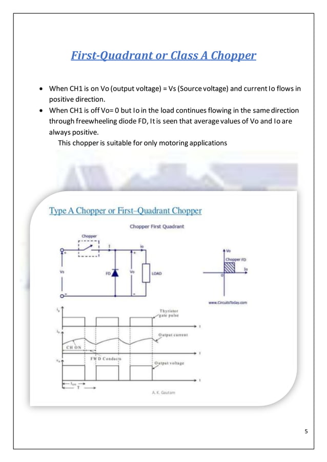 Two Quadrant chopper | DOCX
