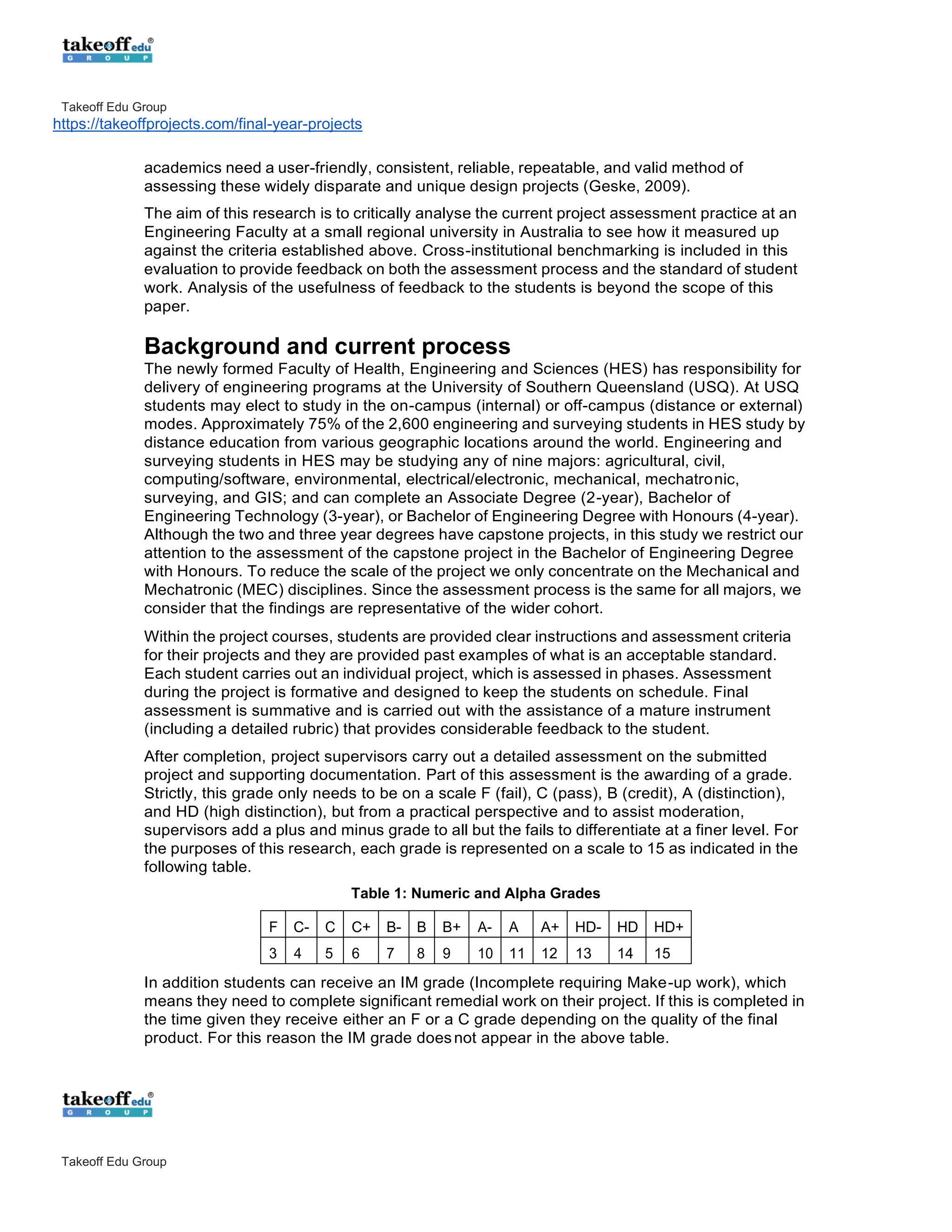 Final year projects | PDF