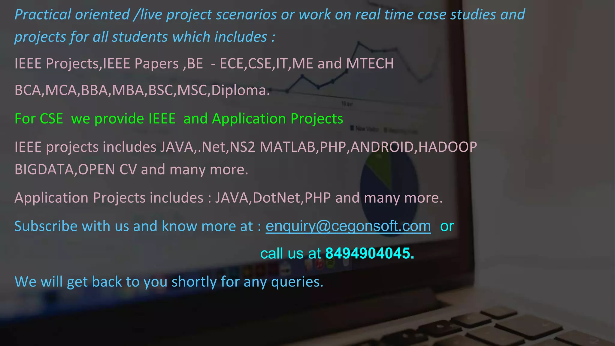 Final year projects ppt 2016 | PPT