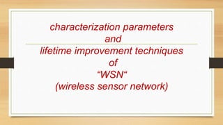Final year WSN Project ppt final updated.pptx | Computer Networking | Computing