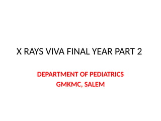 Awesome ppt on paediatric surgery x rays | PPT