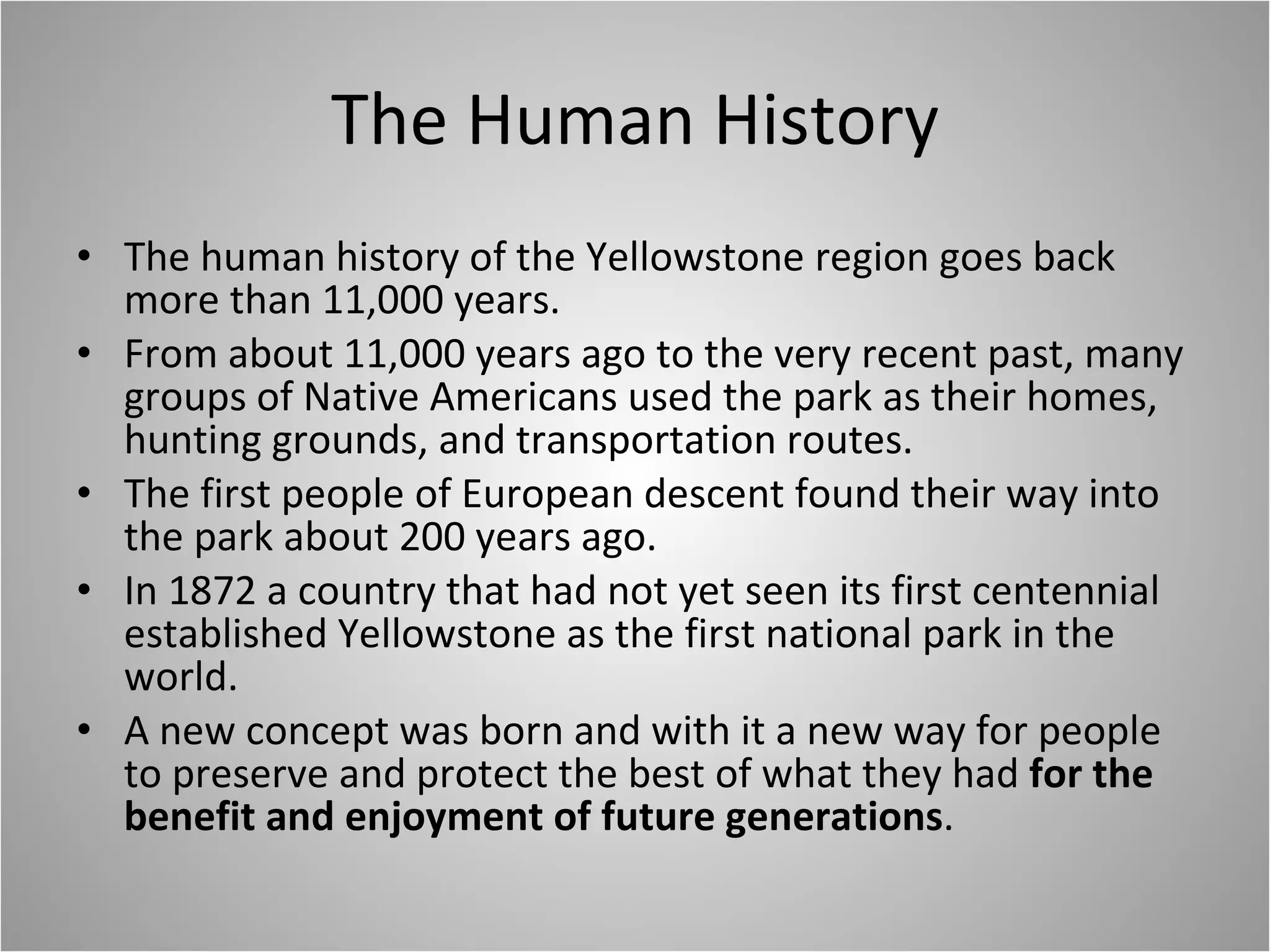 Yellowstone National Park | PPT