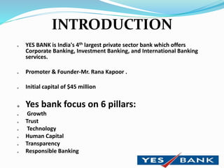 yes bank ppt | PPTX