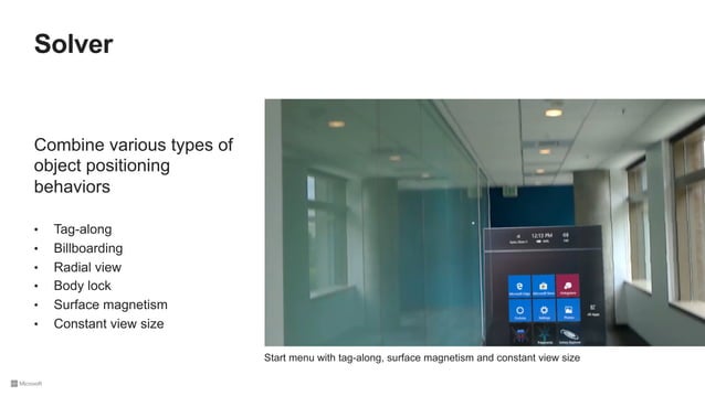 Yoon Park (Microsoft): Open-source Building Blocks for Windows Mixed Reality Experiences | PPT