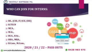 INTERNSHIP AND TRAINING | PPT