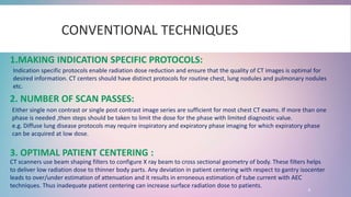 CT dose reduction | PPTX