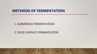 INDUSTRIAL PRODUCTION OF AMYLASES AND PROTEASES | PPTX