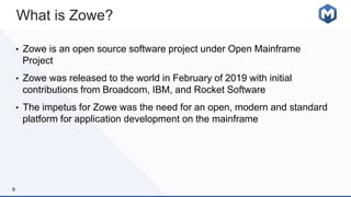 Webinar: Open Mainframe Project's Zowe LTS Release | PPT