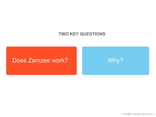 Zamzee Research Results | PPTX