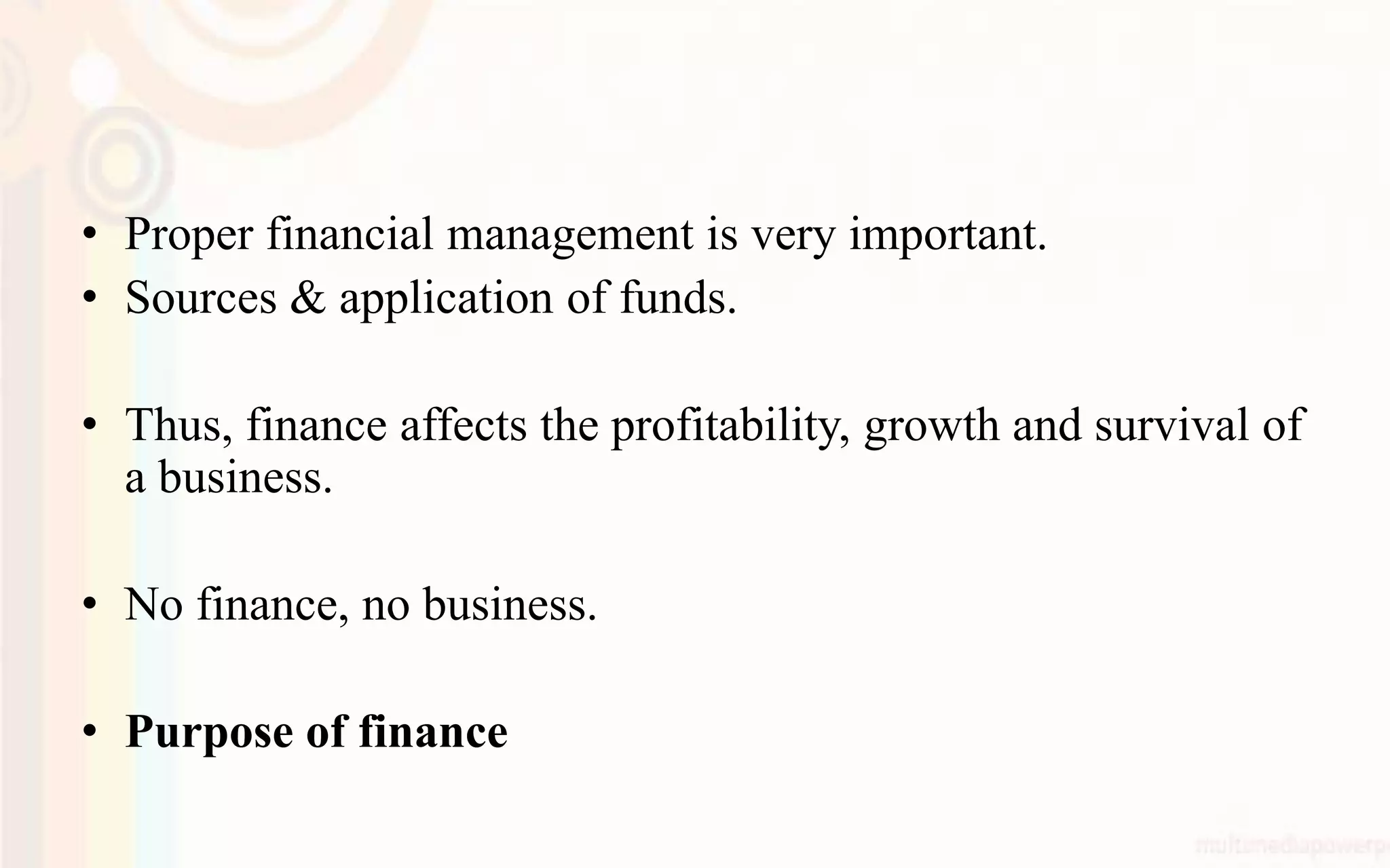 Business Financing - Sources of Finance | PPTX