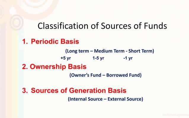 Business Financing - Sources of Finance | PPTX