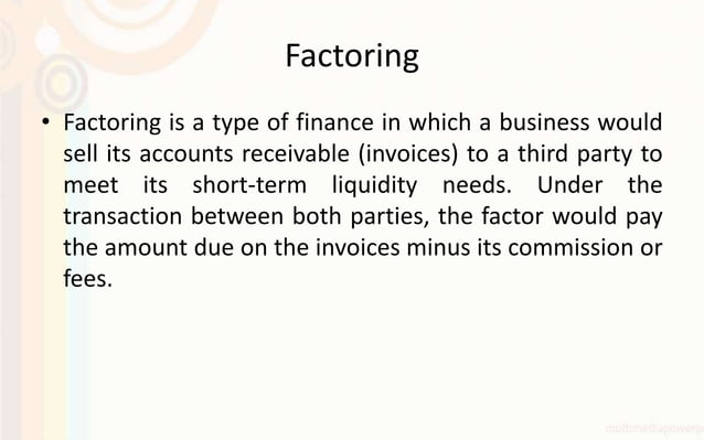 Business Financing - Sources of Finance | PPTX