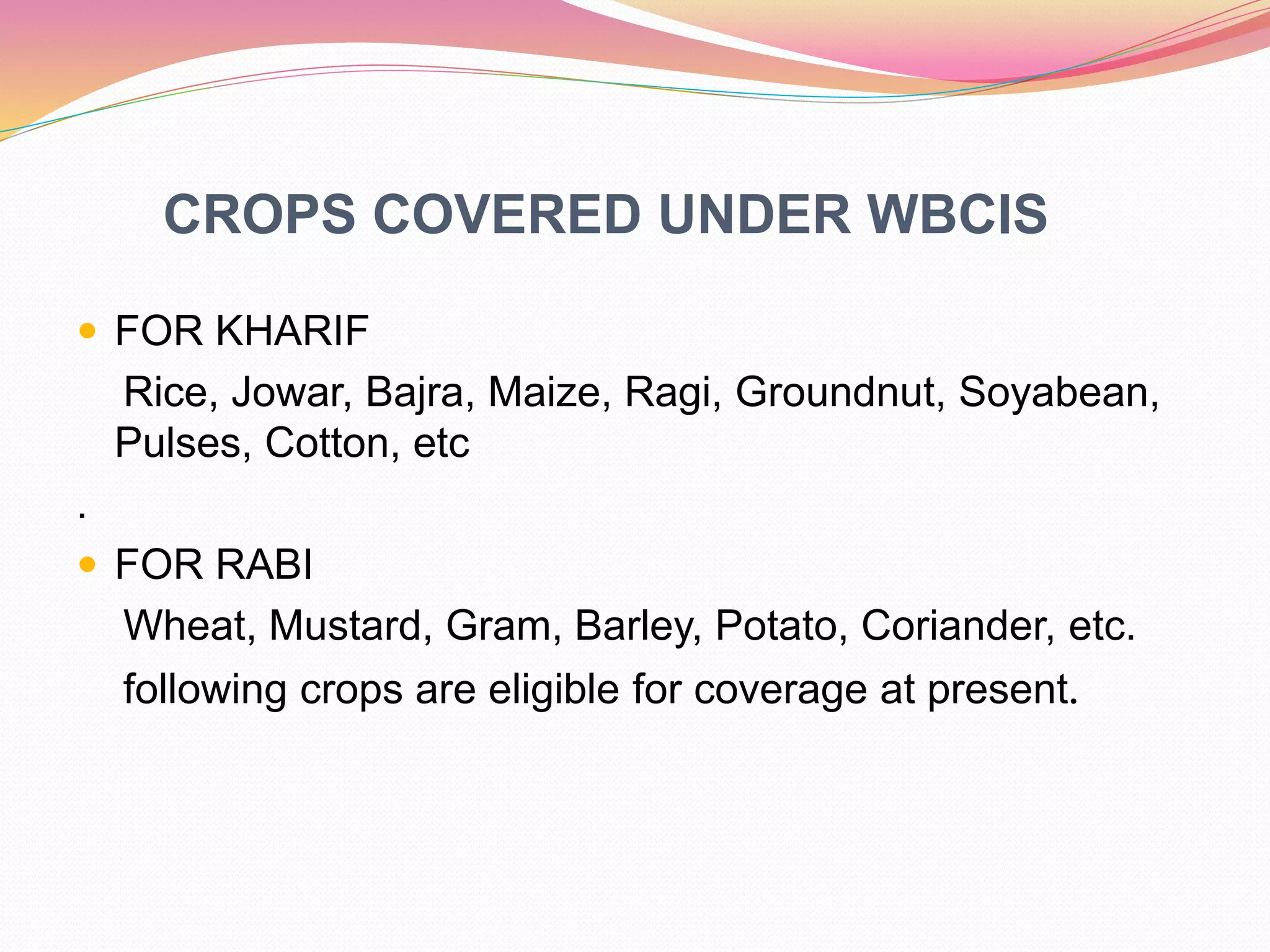 weather based crop insurance | PPTX