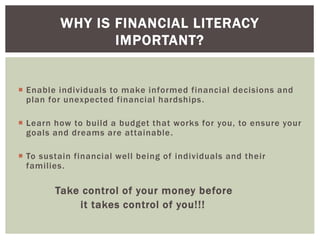 Finance Literacy | PPTX