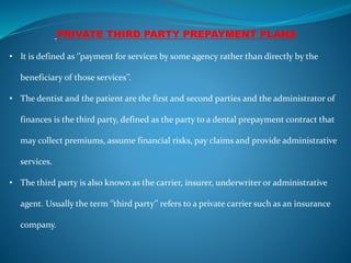 Finance In Dental Care | PPTX