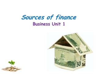 Sources of Finance | PPTX