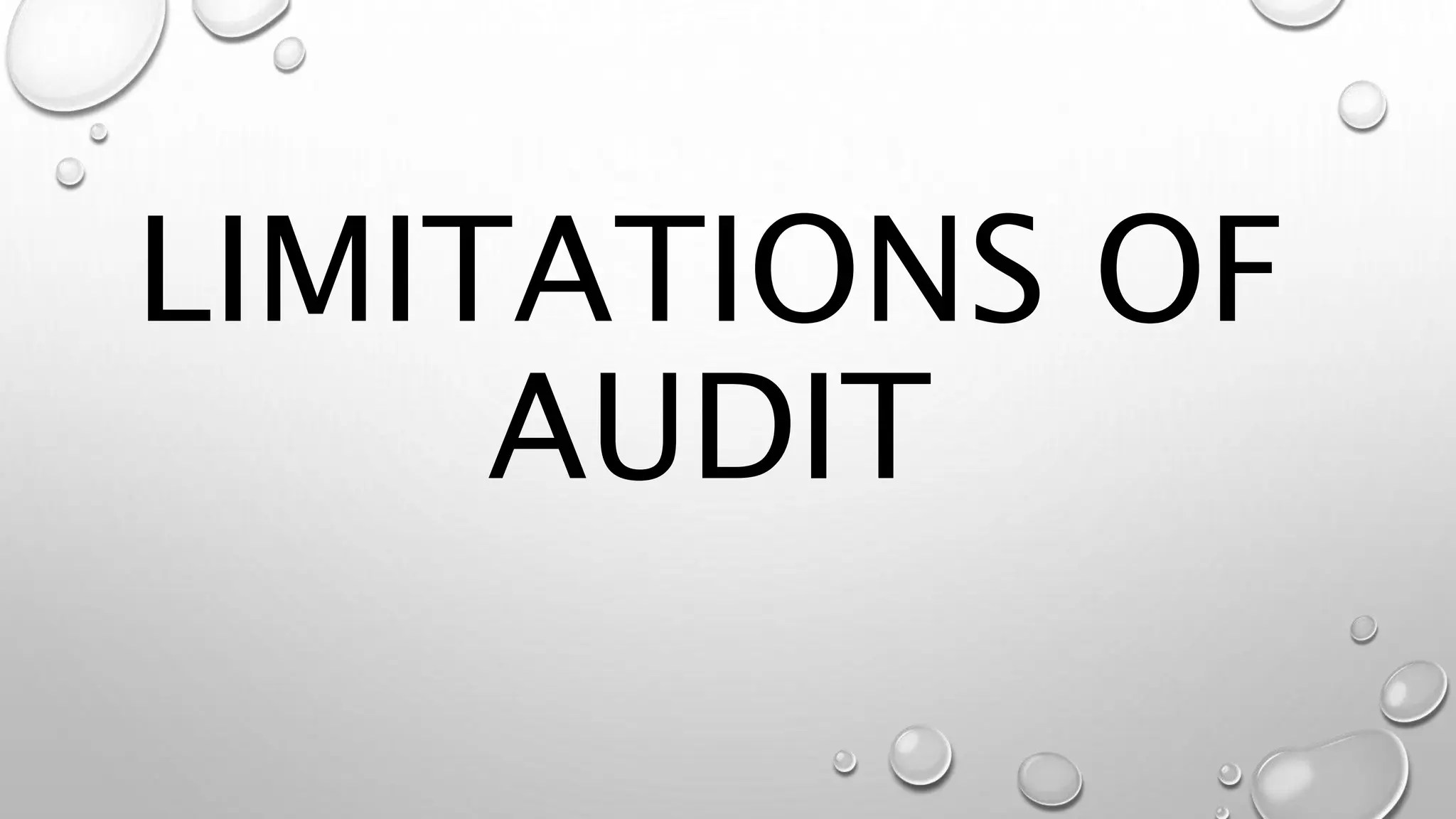 AUDITING ADVANTAGES AND LIMITATIONS OF AUDIT SAI PPT.pptx