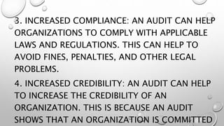 AUDITING ADVANTAGES AND LIMITATIONS OF AUDIT SAI PPT.pptx